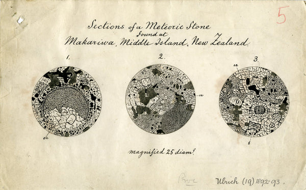 Sections of meteorite posters & prints by George Henry Frederick Ulrich