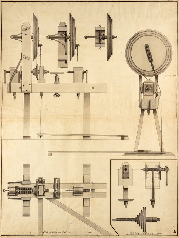 Engineering and architectural prints and drawings