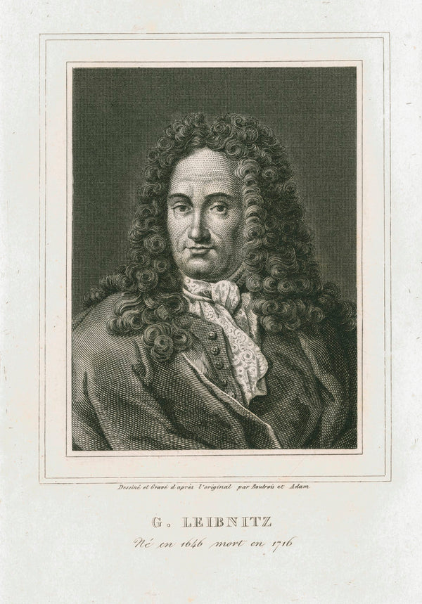 Portrait of Gottfried Wilhelm Leibniz (1646-1716) posters & prints by ...