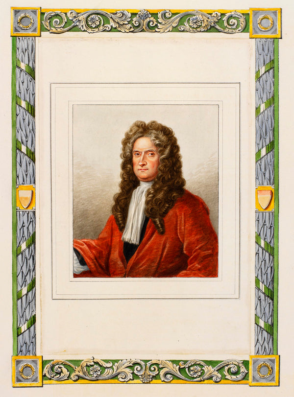 Portrait of Isaac Newton (1642-1727) posters & prints by George Perfect ...