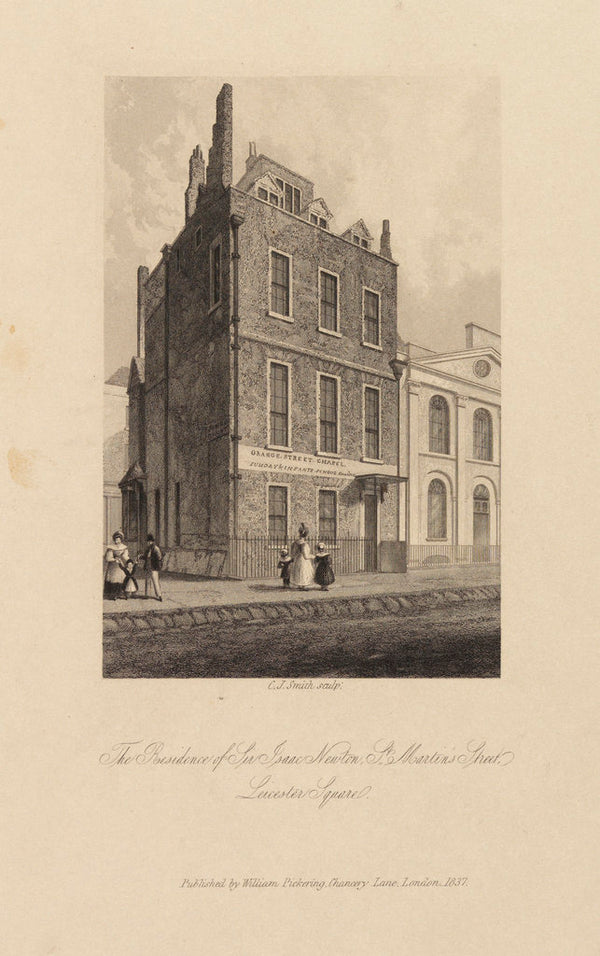 Sir Isaac Newton's house in Leicester Square posters & prints by ...