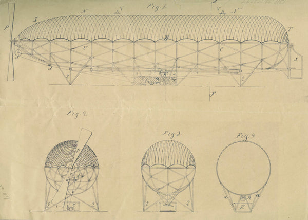 Airship design posters & prints by Adolf Runge